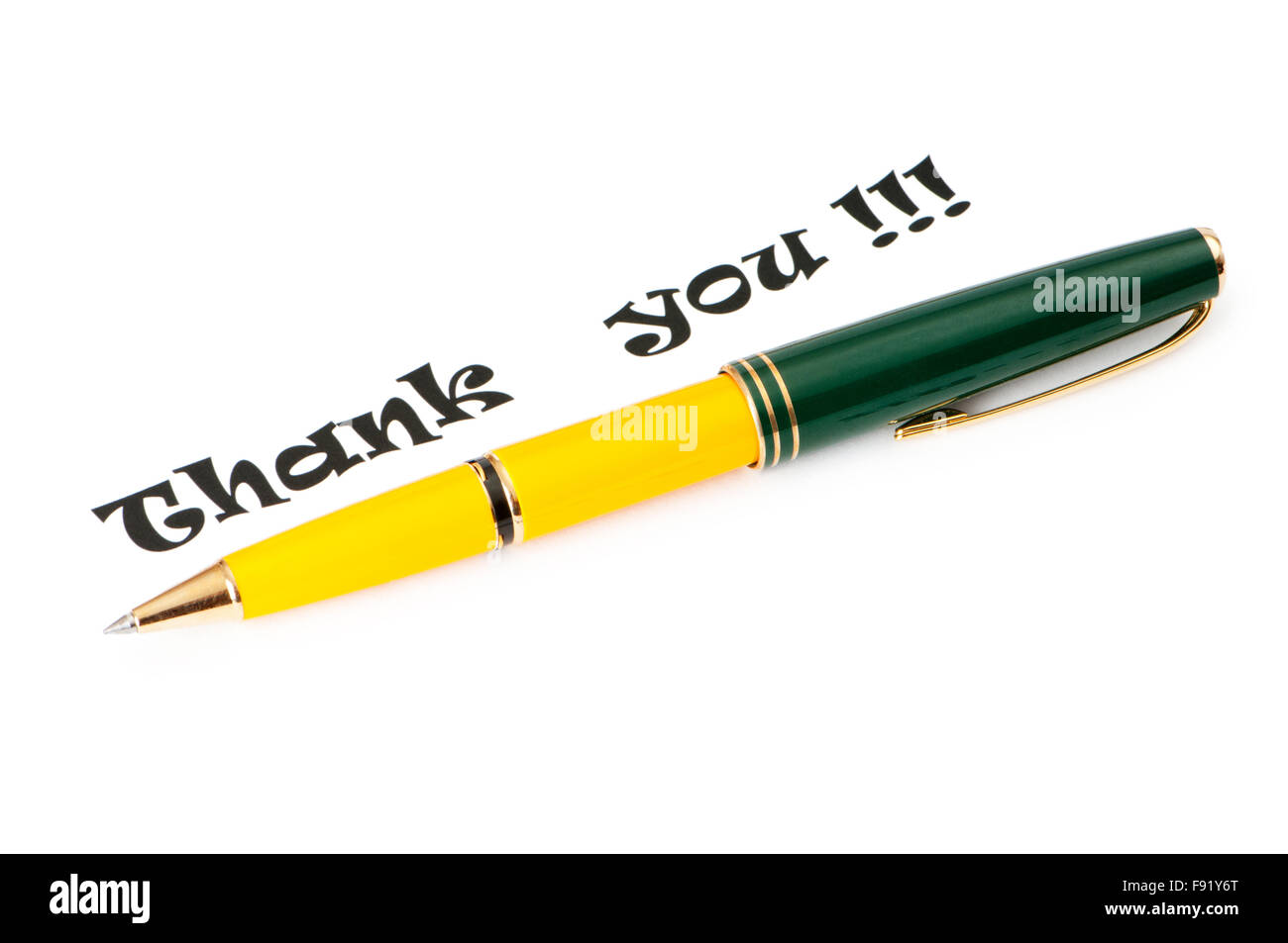 Fountain pen ink thank you hi-res stock photography and images - Alamy
