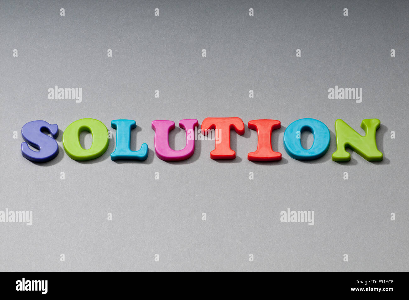Solution concept with background Stock Photo - Alamy