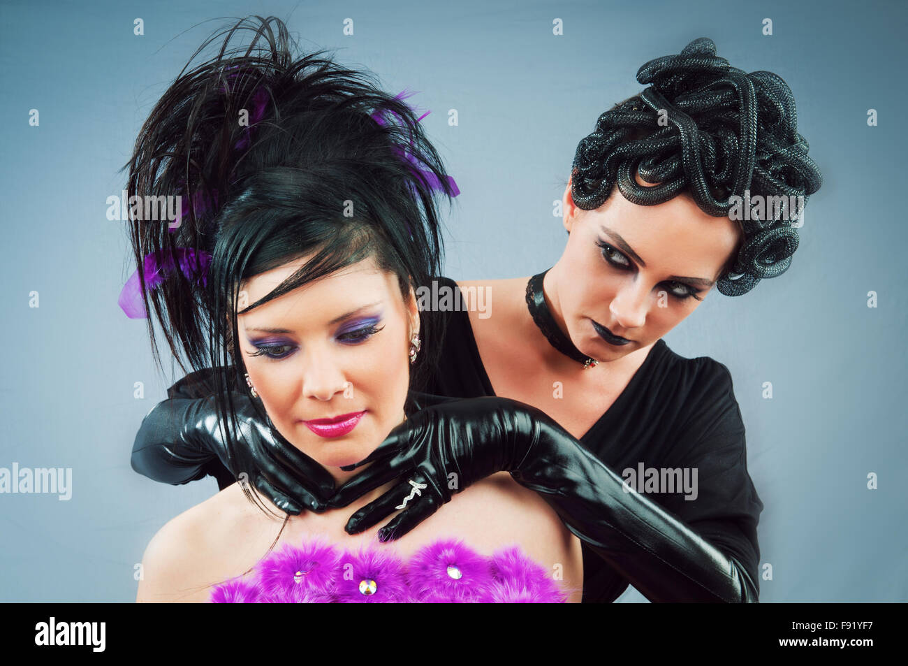 Concept of evil versus good Stock Photo - Alamy