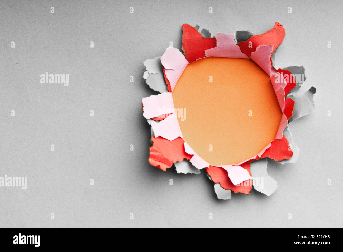 Torn paper with space for your message Stock Photo - Alamy