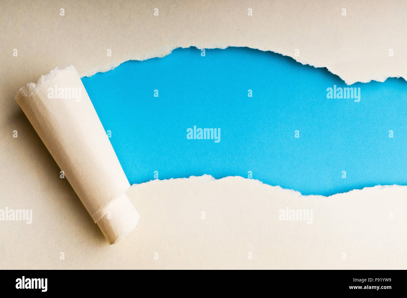 Torn paper with space for your message Stock Photo - Alamy