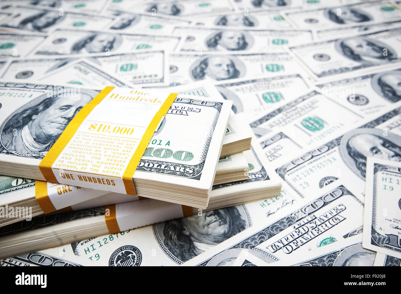 Background made of many dollars Stock Photo - Alamy