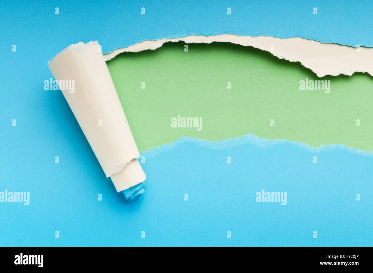 Torn paper with space for your message Stock Photo - Alamy