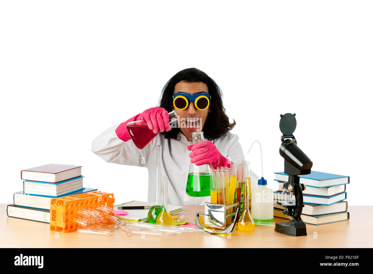 Student working in the chemical lab Stock Photo - Alamy