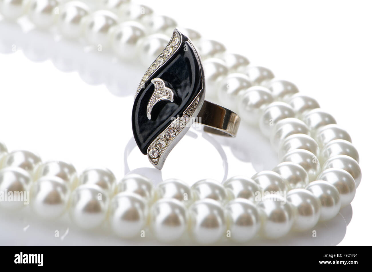 Selection of many precious rings Stock Photo - Alamy