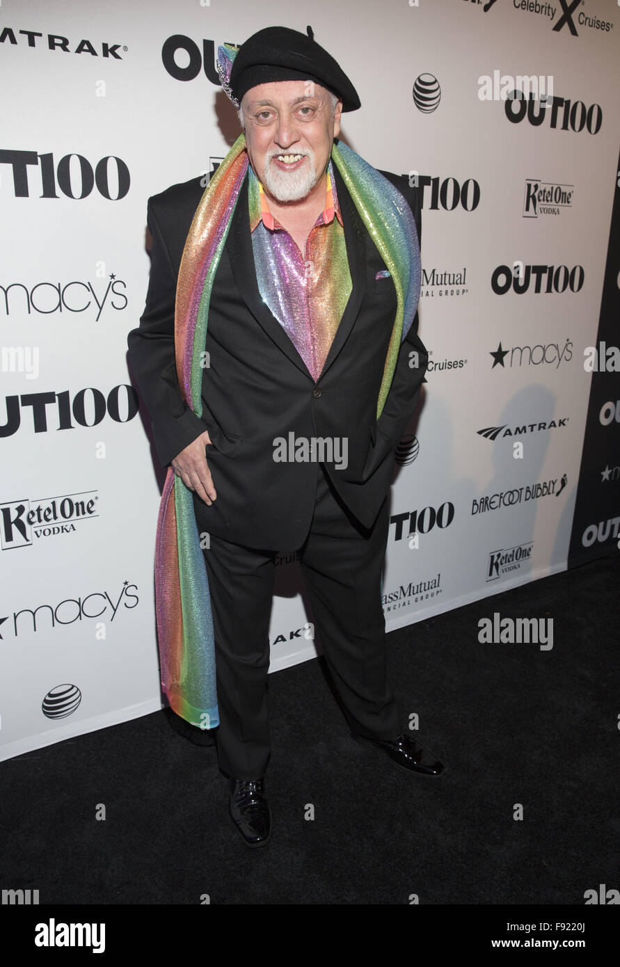 The Out 100 2015 Gala Celebration - Arrivals Featuring: Gilbert Baker ...