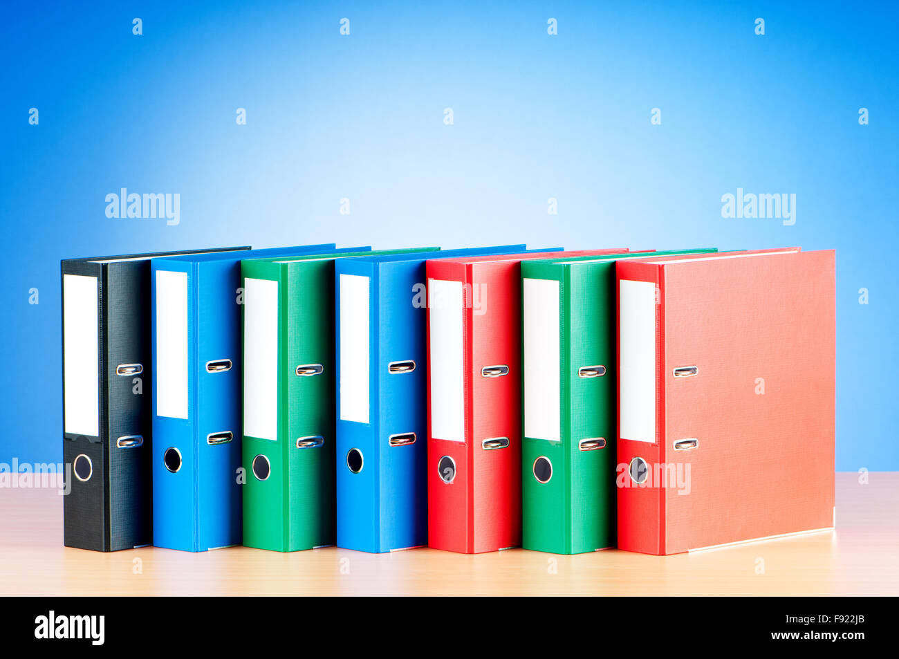 Office folder against gradient background Stock Photo - Alamy