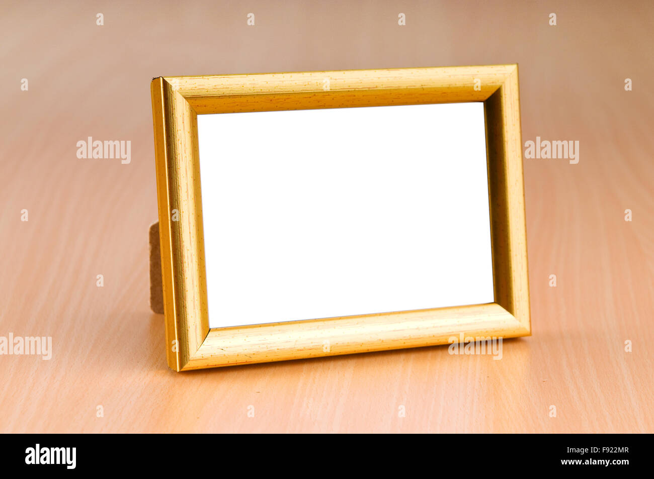 Photo frames on the table Stock Photo - Alamy