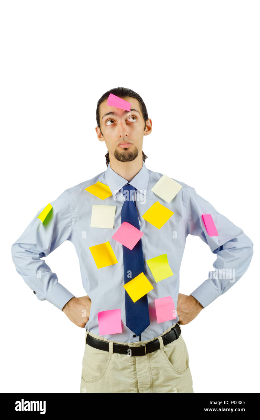 Businessman frustrated in the office Stock Photo - Alamy