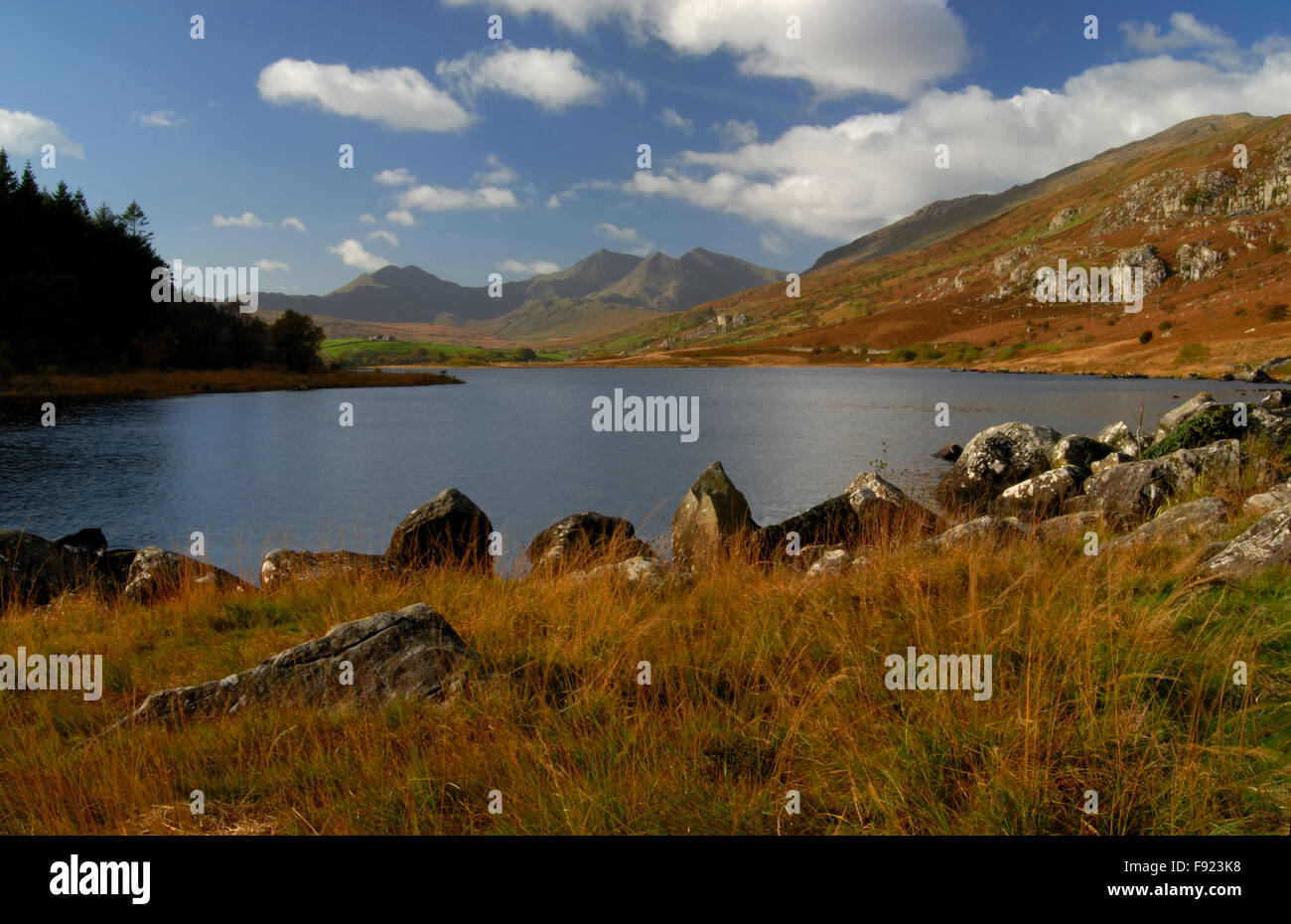 Landscape in Eryri National Park Stock Photo - Alamy