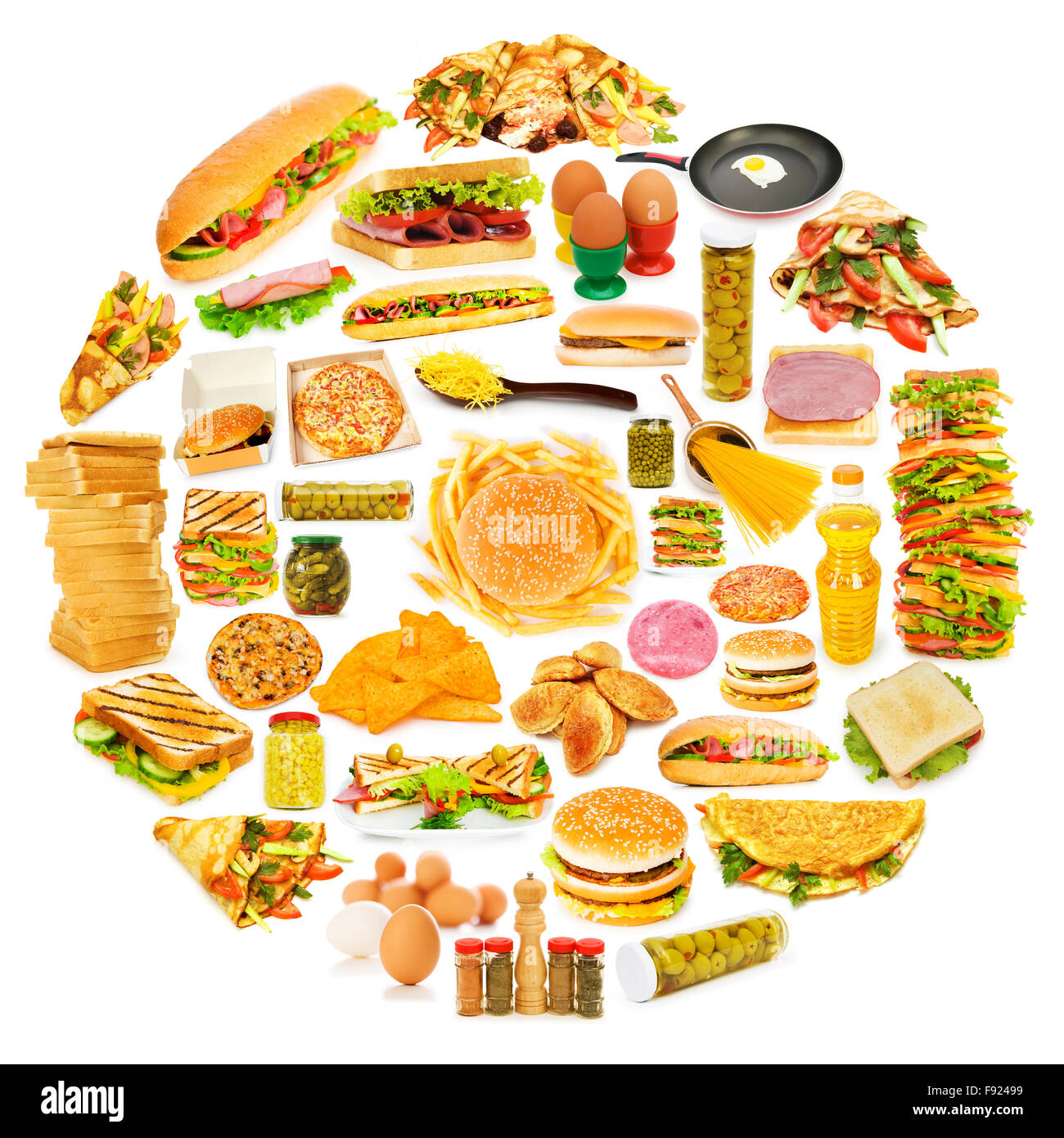 Food guide pyramid Cut Out Stock Images & Pictures - Alamy