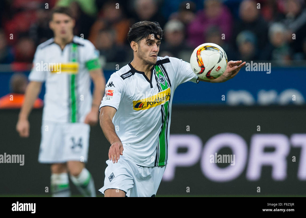 Leverkusen, Germany. 12th Dec, 2015. Moenchengladbach's Mahmoud Dahoud ...