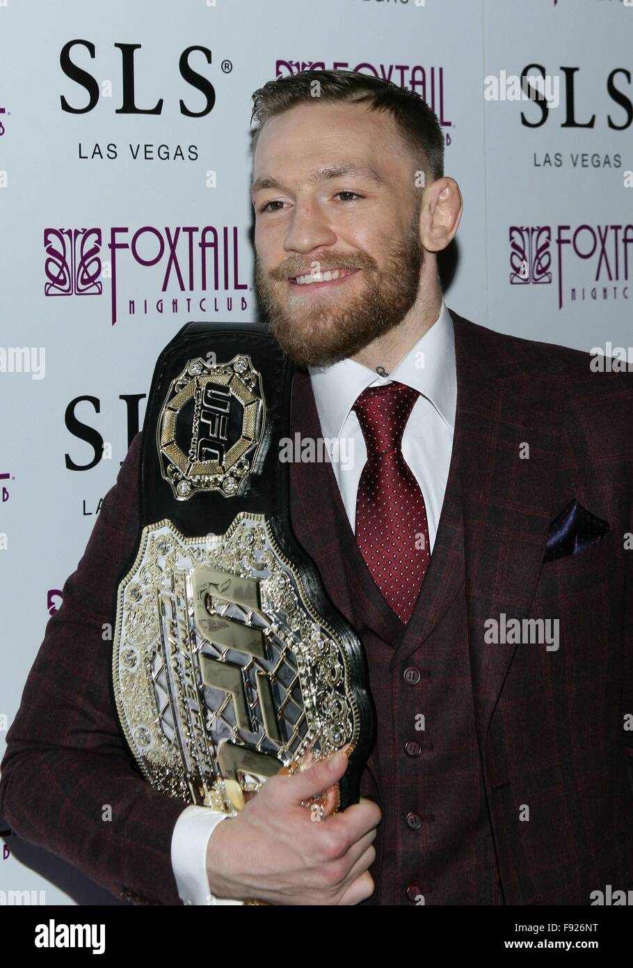 Las Vegas, NV, USA. 12th Dec, 2015. Conor McGregor at the after-party ...