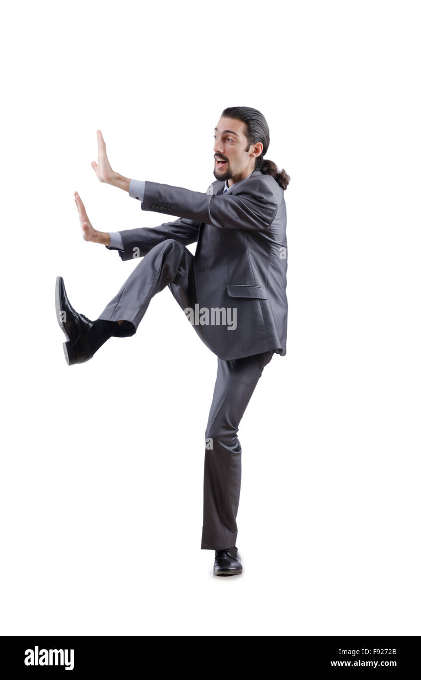 Hand pushing away Cut Out Stock Images & Pictures - Alamy