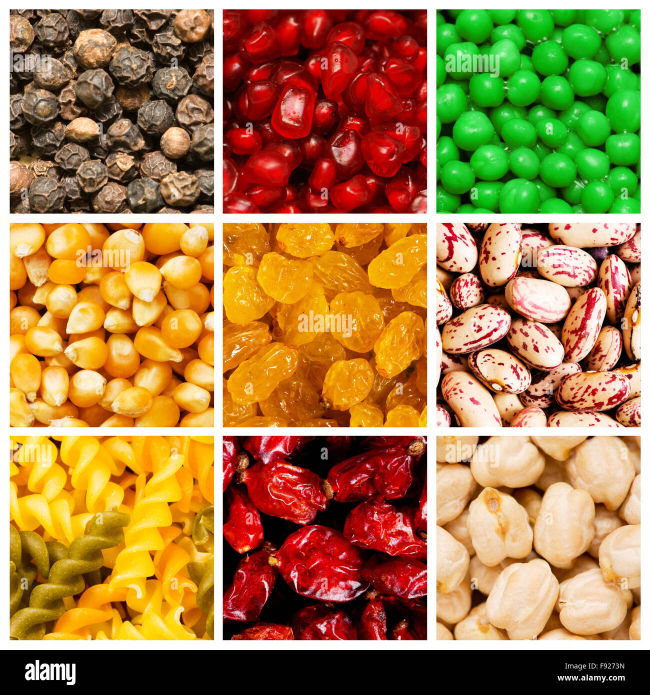 Selection of various food backgrounds Stock Photo - Alamy
