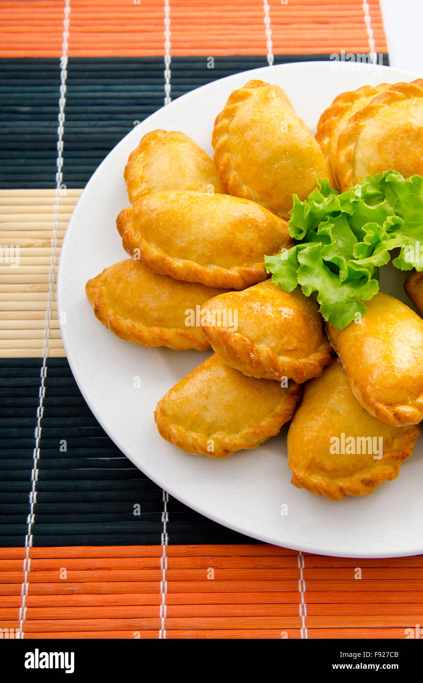 Meat patties in the plate Stock Photo - Alamy