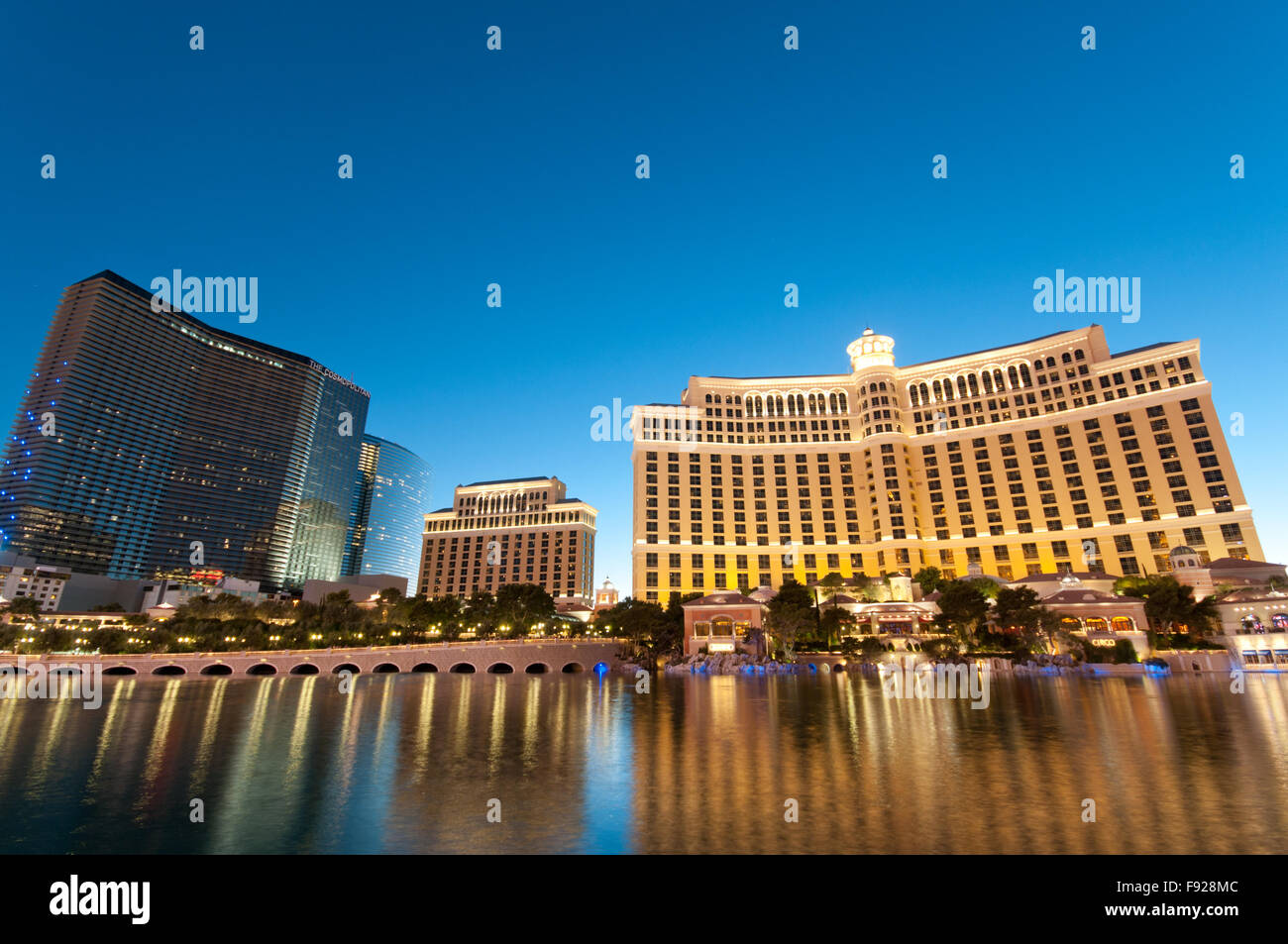 Bellagio hotel casino entrance sign hi-res stock photography and images ...