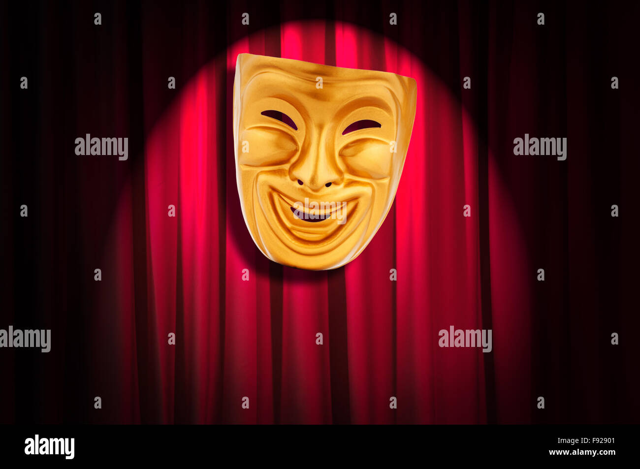 Theatre performance concept with masks Stock Photo - Alamy