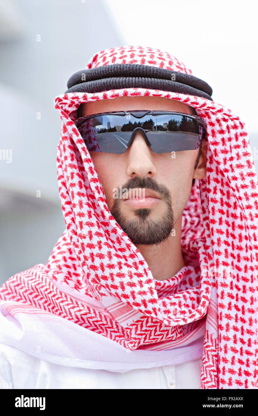 Arab on the street in summer Stock Photo - Alamy