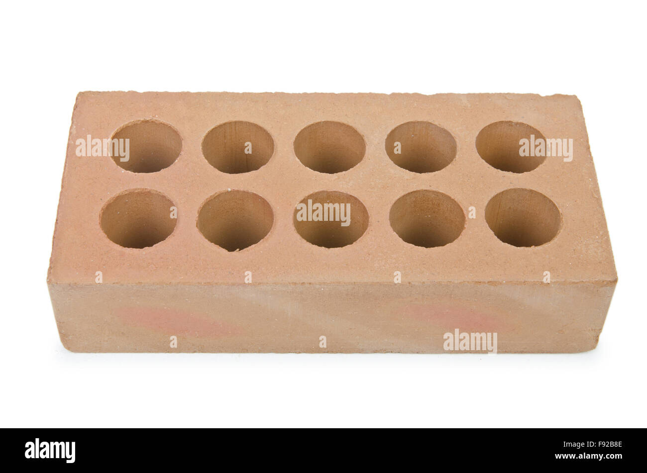 Clay bricks isolated on the white Stock Photo - Alamy