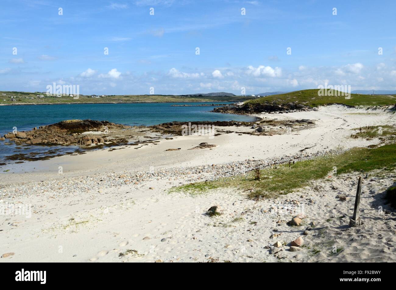 Beach on Omey Island Connemara County Galway Ireland Stock Photo - Alamy