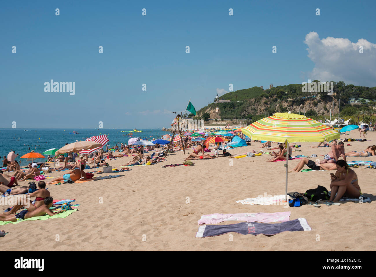 Platja de Garbi, Calella, Costa del Maresme, Province of Barcelona ...