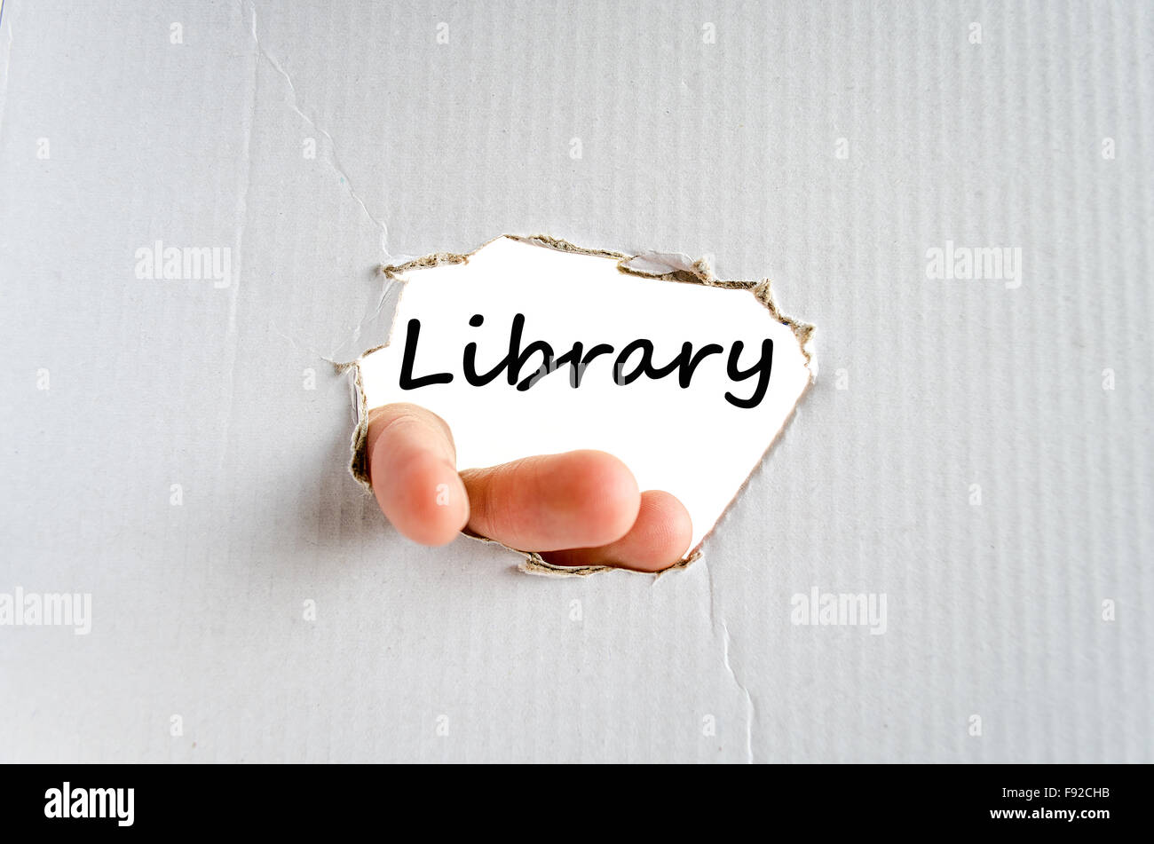 Library text concept isolated over white background Stock Photo - Alamy