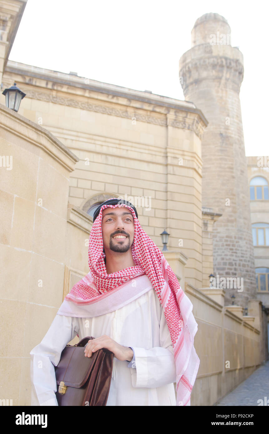 Arab on the street in summer Stock Photo - Alamy