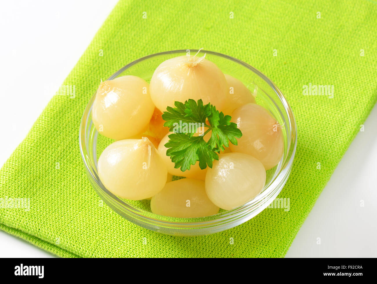 Bowl of small pickled onions Stock Photo - Alamy
