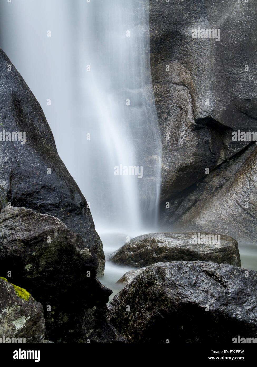 waterfall in italian Alps Stock Photo - Alamy
