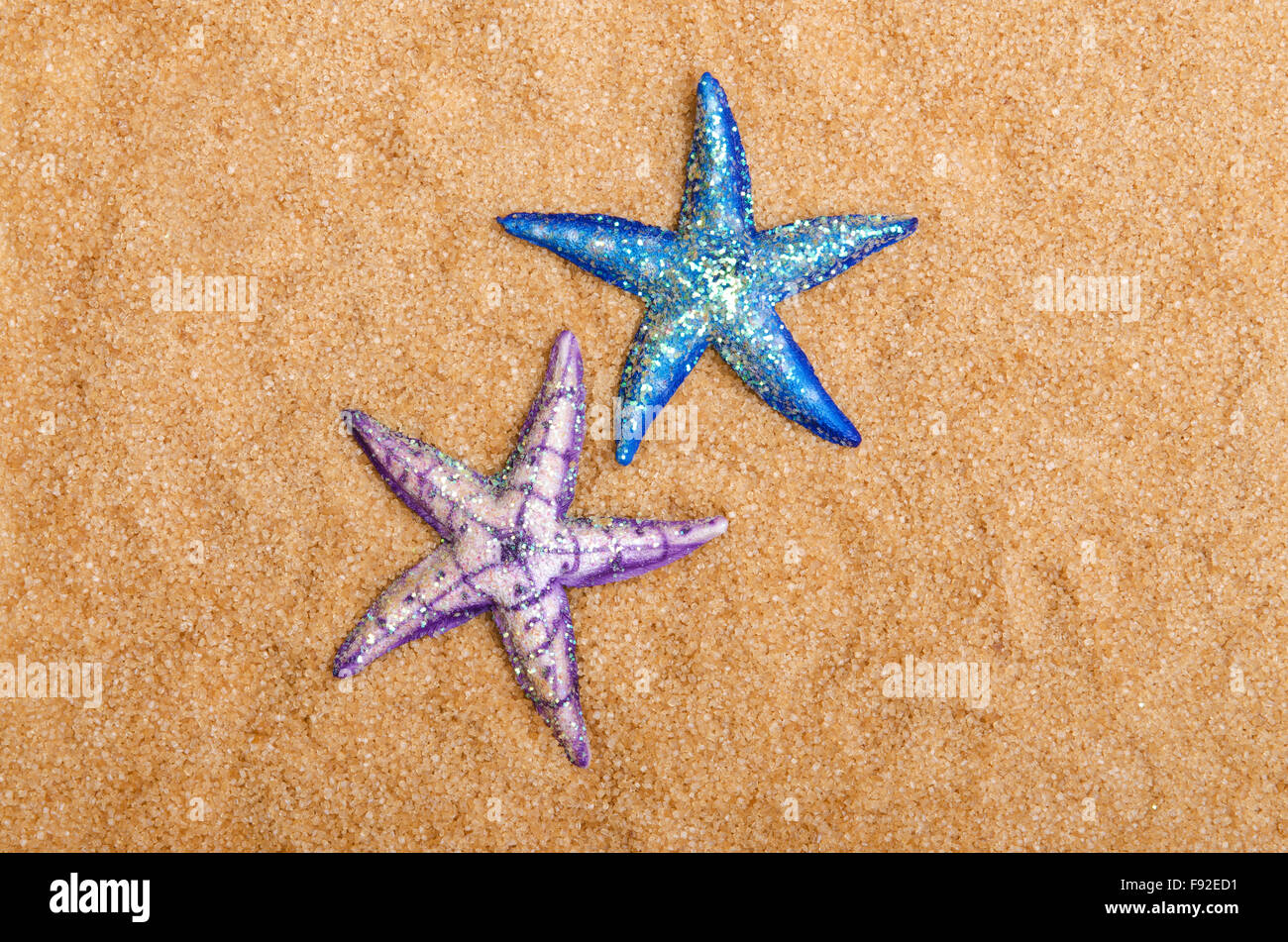 Sea stars on the sand Stock Photo - Alamy