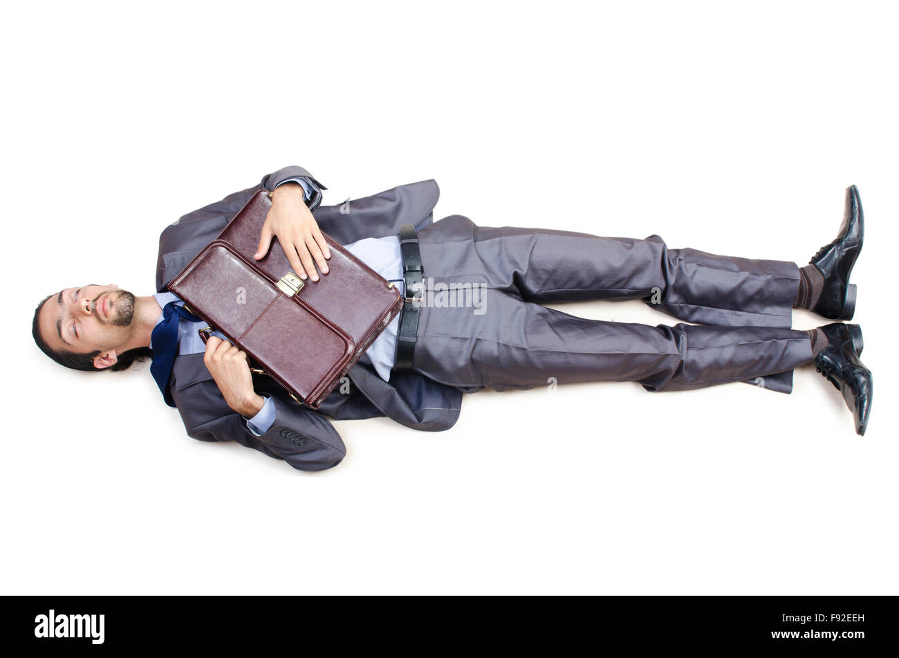 Businessman unconscious on floor hi-res stock photography and images ...