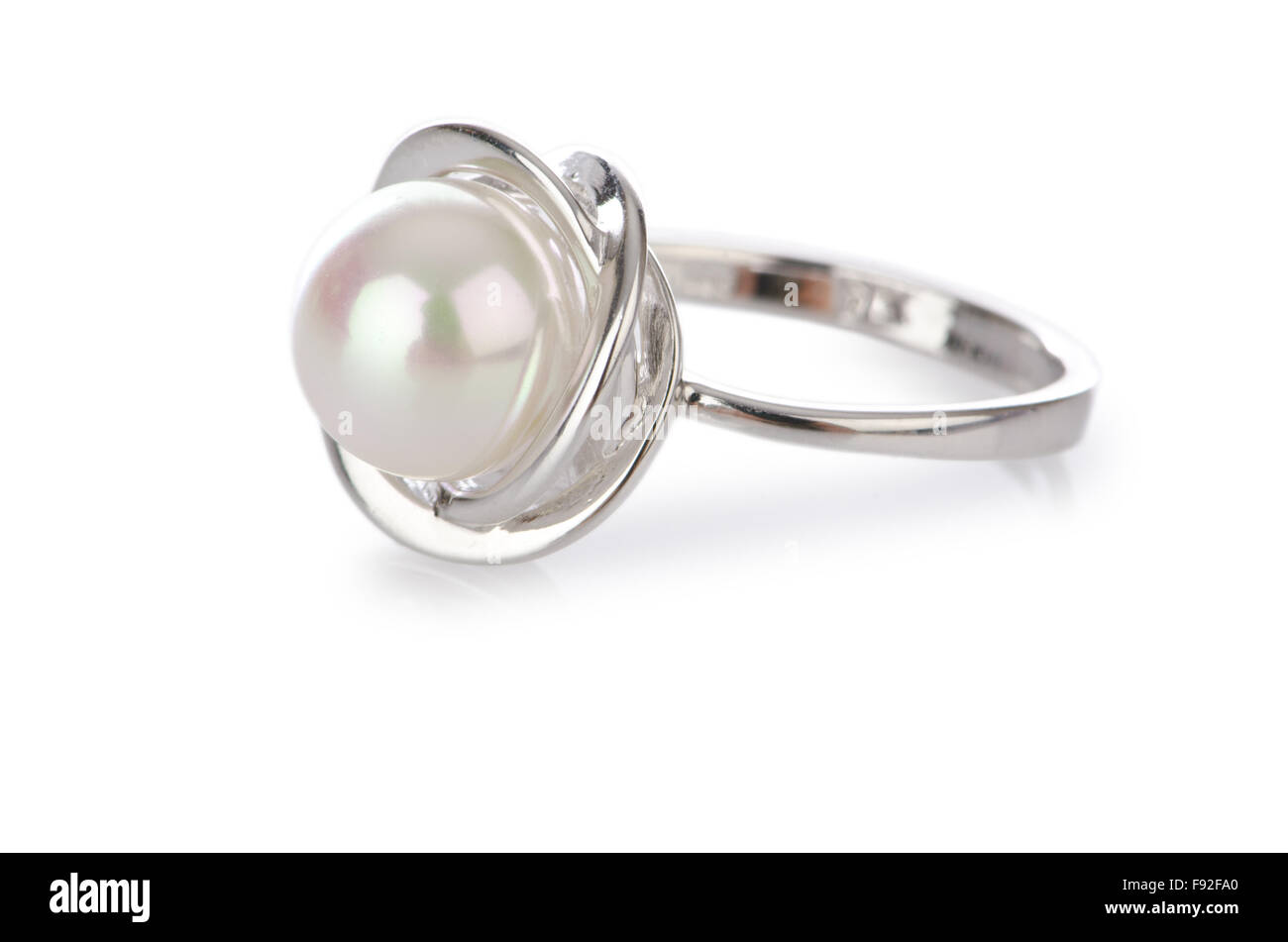 Ring isolated on white background Stock Photo - Alamy