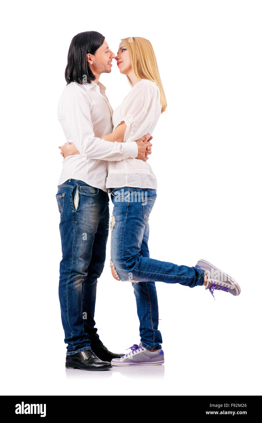 Pair of man and woman Stock Photo - Alamy