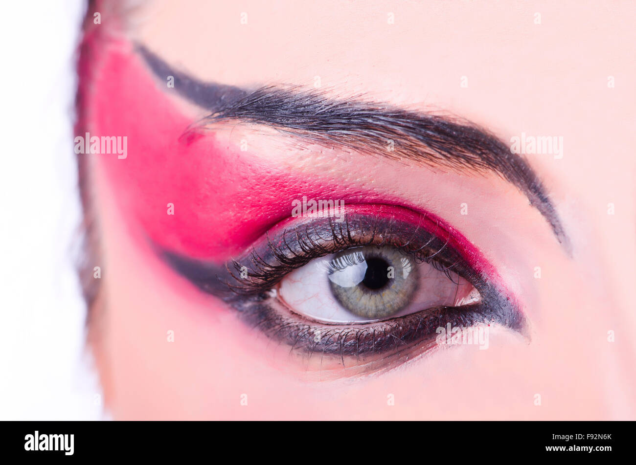 Close-up of eye with nice make-up Stock Photo - Alamy