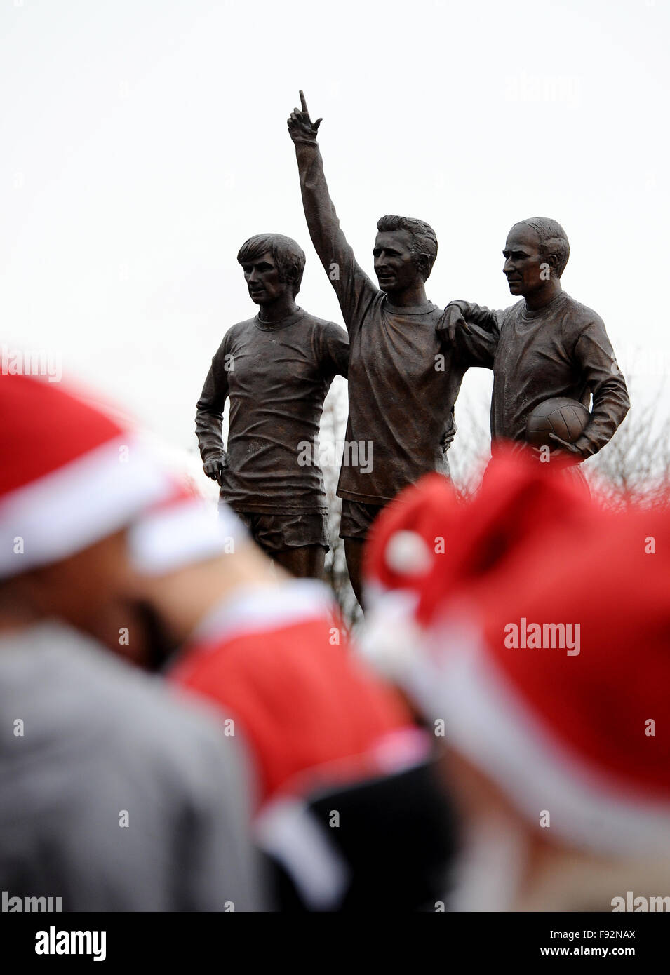 The annual Manchester United Foundation Santa Run, Old Trafford ...