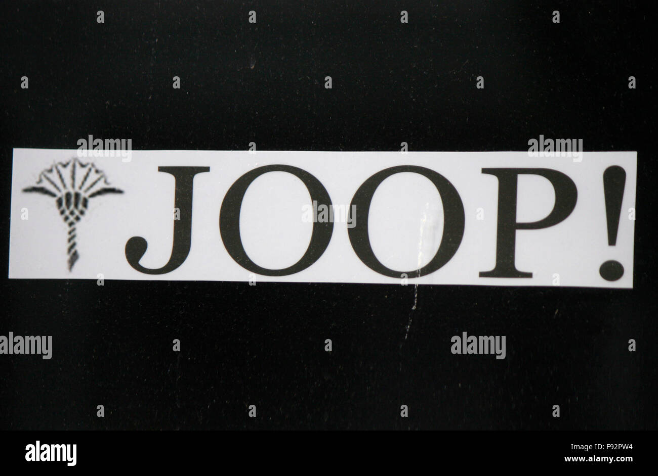 Joop logo hi-res stock photography and images - Alamy