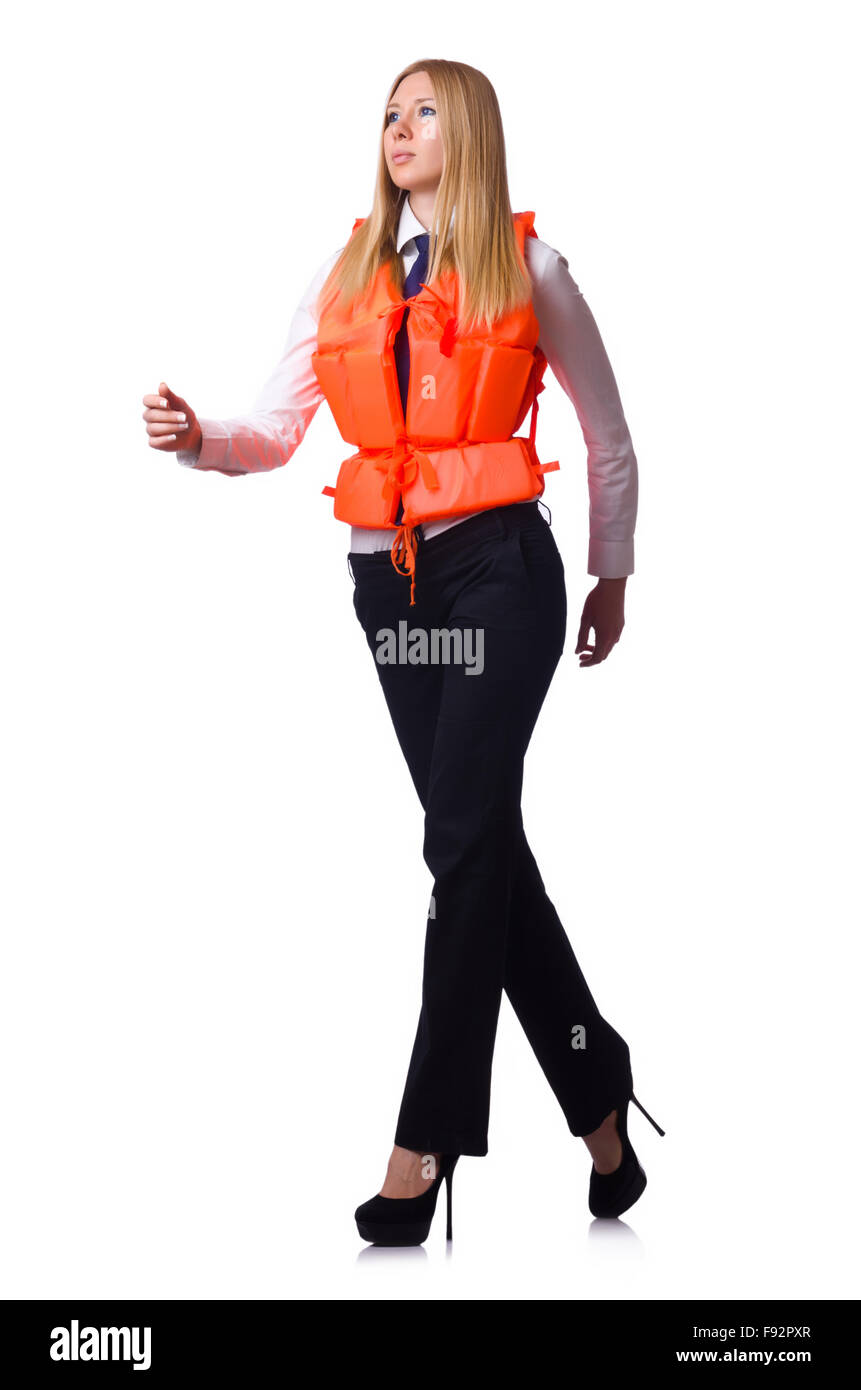 Woman lifejacket suit hi-res stock photography and images - Alamy