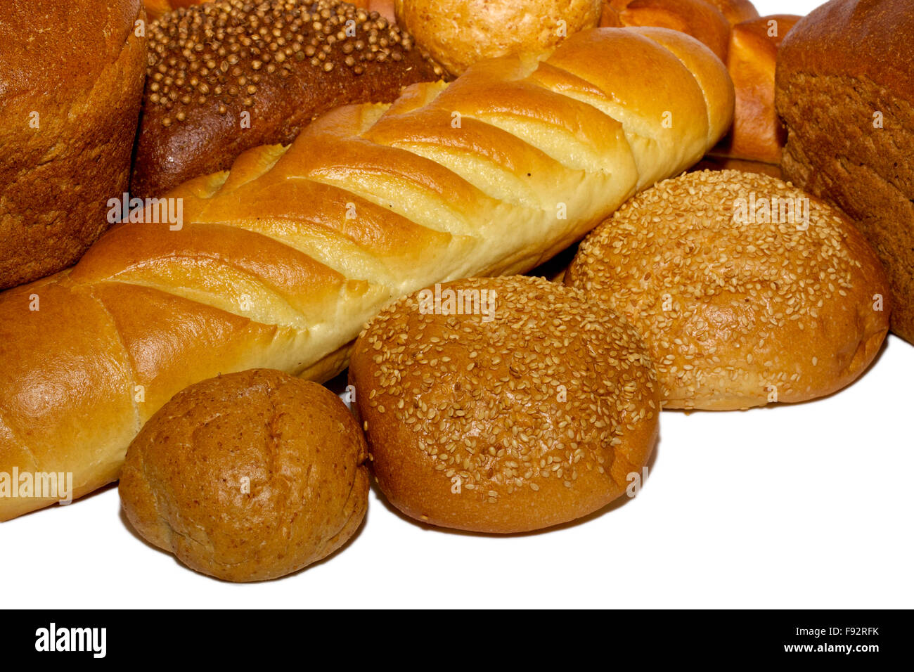 assortment of baked bread Stock Photo - Alamy