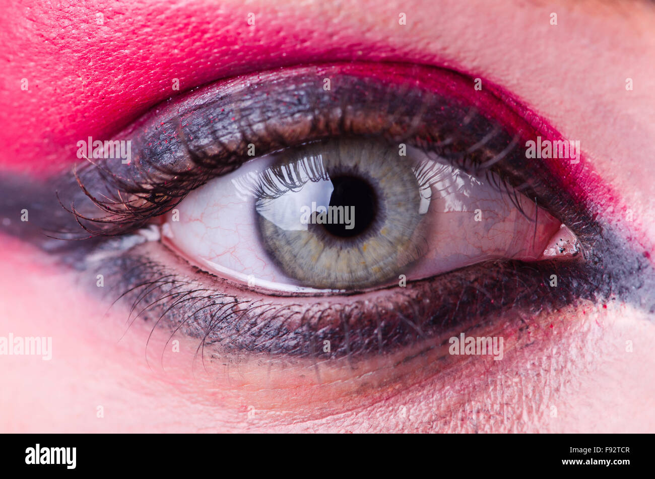 Close-up of eye with nice make-up Stock Photo - Alamy