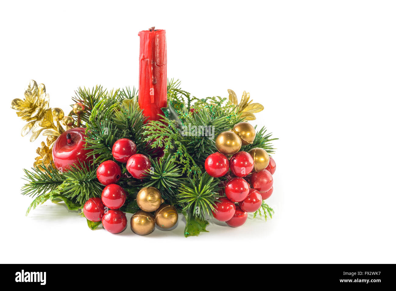 Table decorated for christmas Cut Out Stock Images & Pictures - Alamy