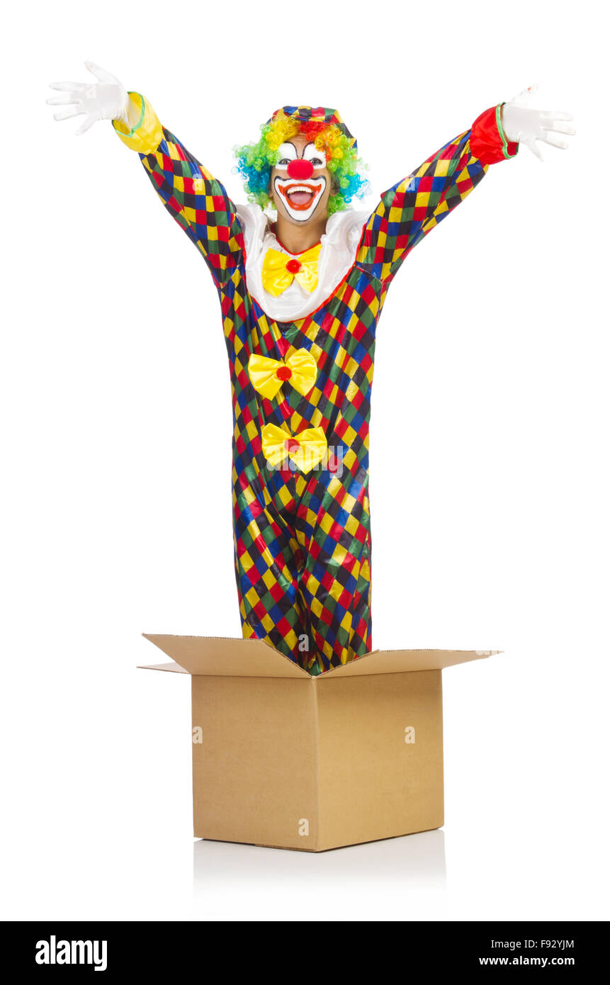 Clown Jumping Out Box High Resolution Stock Photography and Images - Alamy