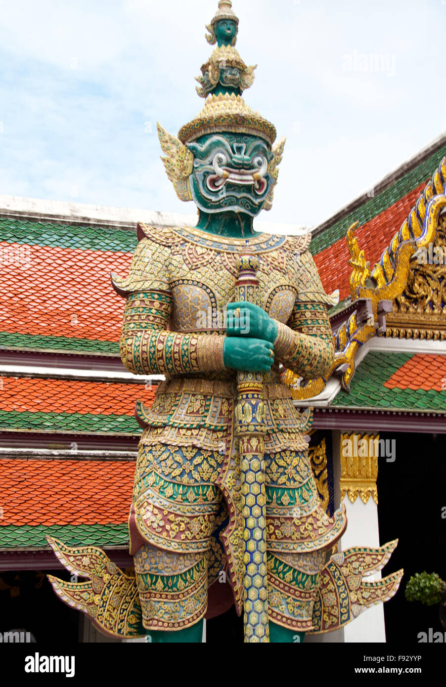 Statue in the Ramayana Stock Photo - Alamy