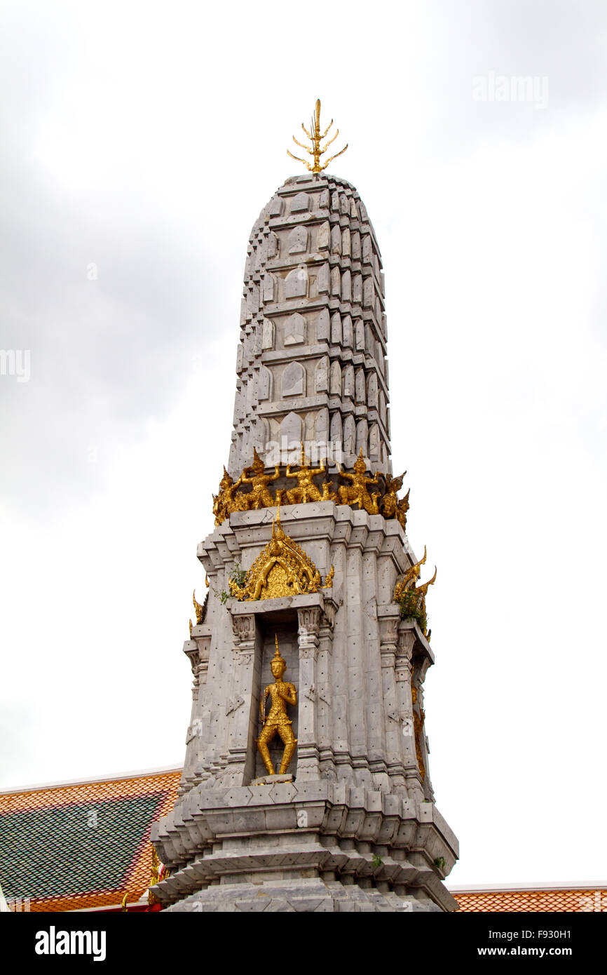 Thailand Bangkok Wat Arun temple detail Stock Photo - Alamy