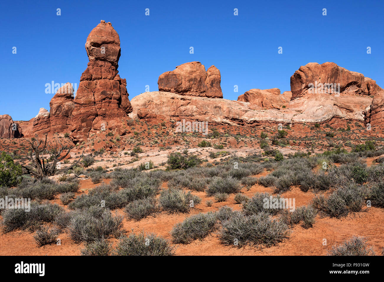 Rock Pinnacles, Arches National Park, Moab, Utah, USA Stock Photo - Alamy