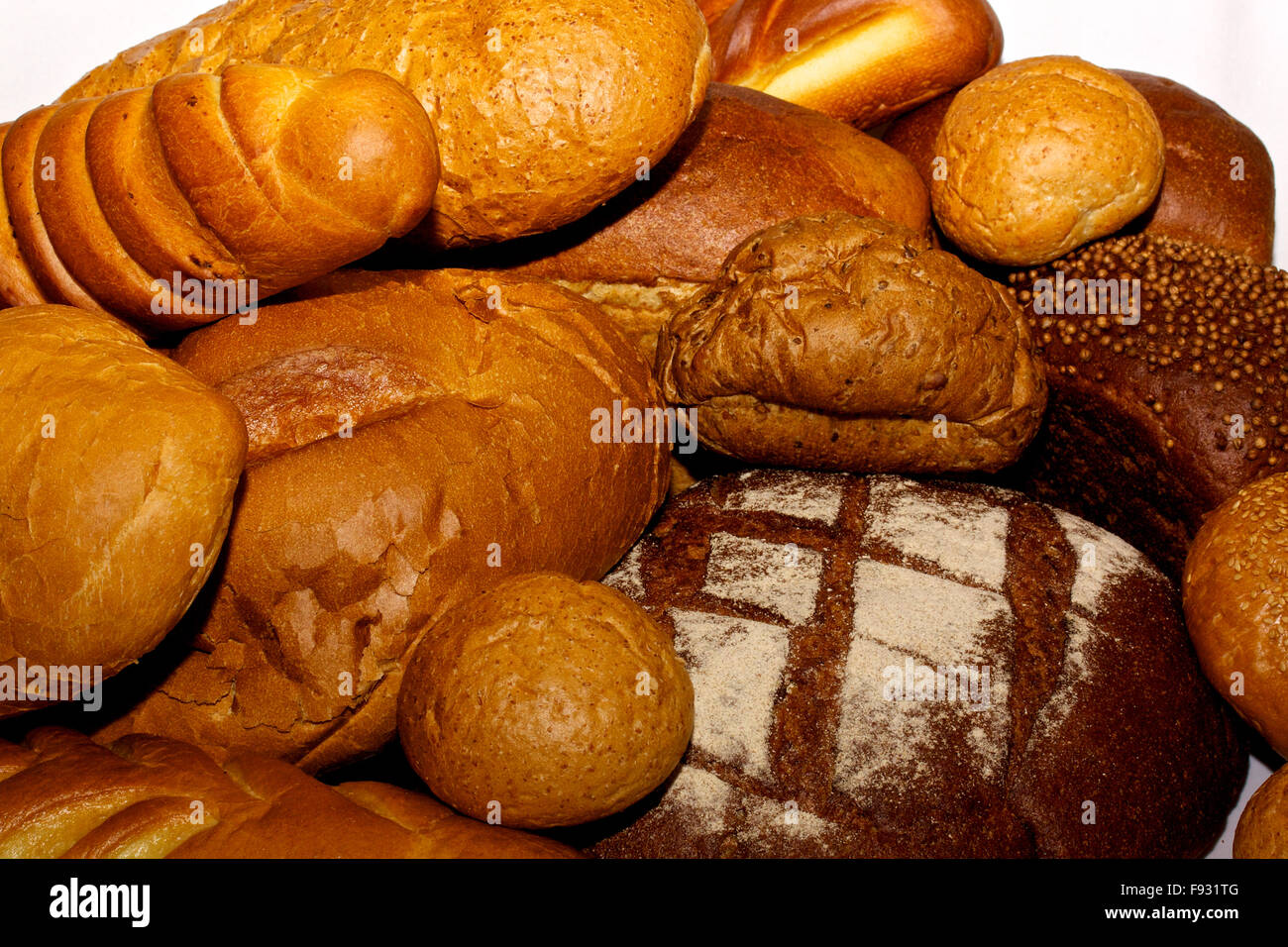 assortment of baked bread Stock Photo - Alamy