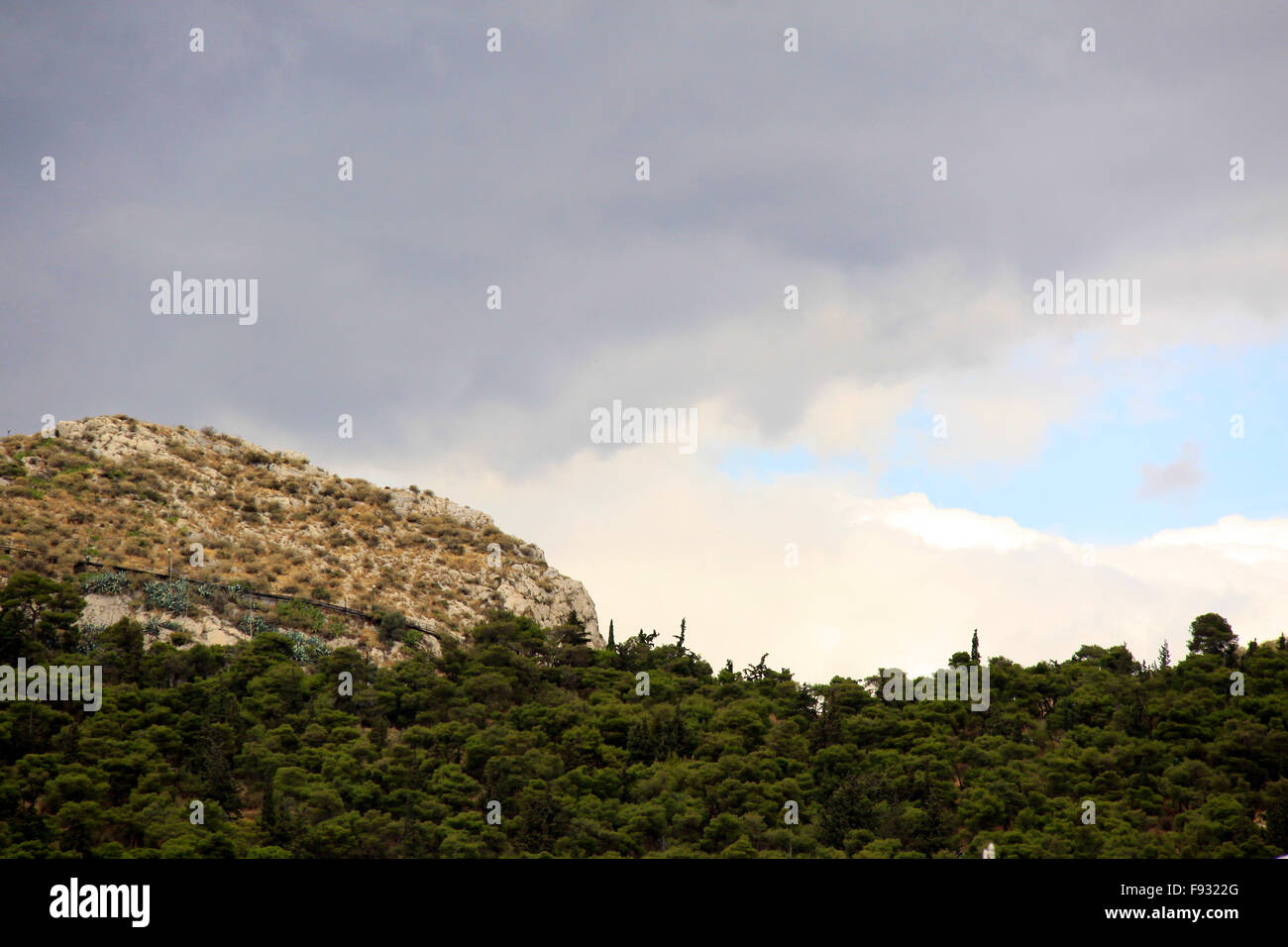 view Athens is a capital of Greece Stock Photo - Alamy
