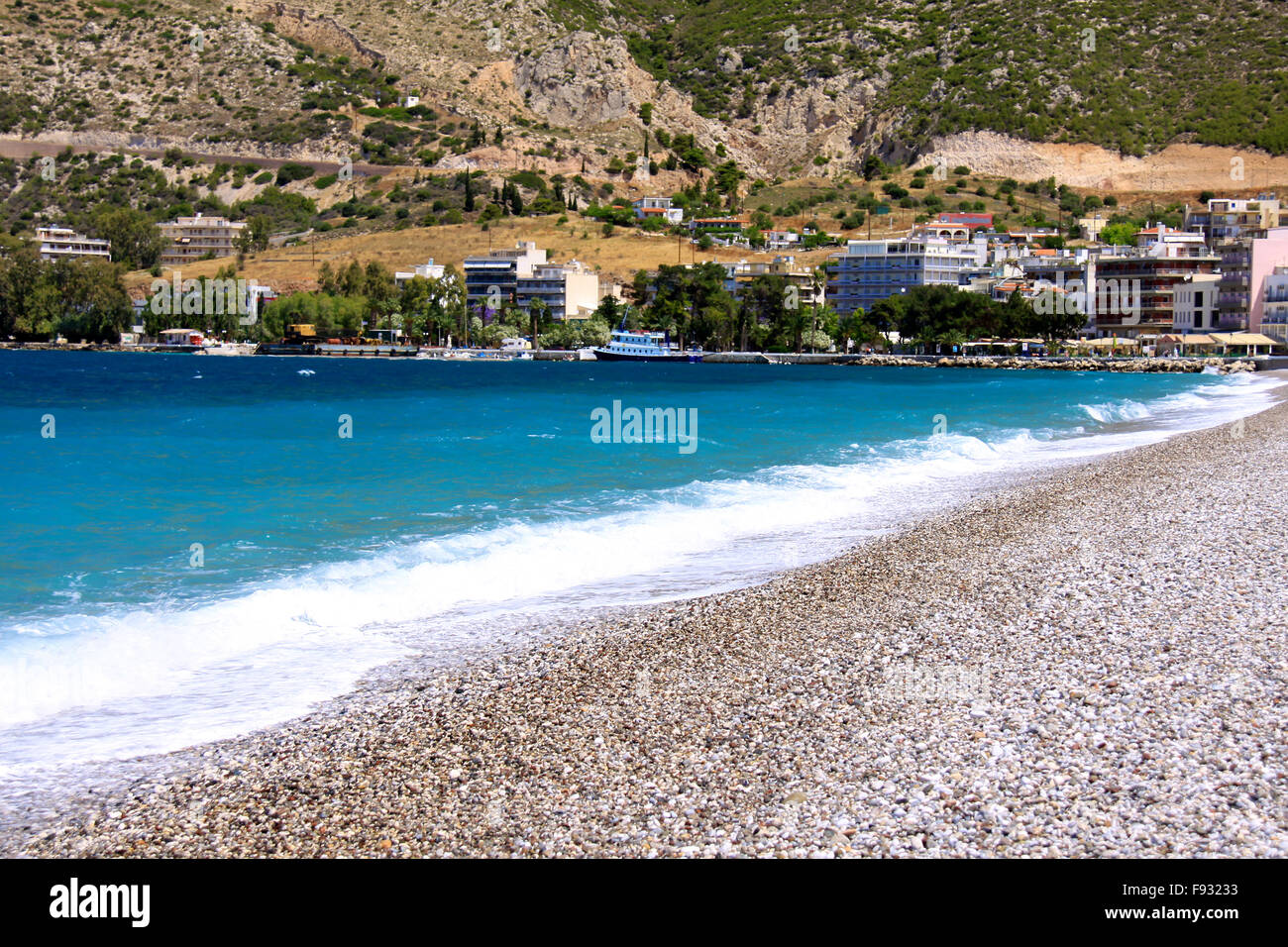 Beach on Samos Island, Greece Stock Photo - Alamy
