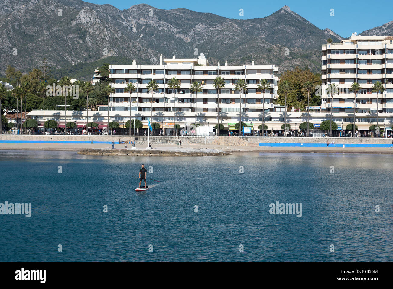 The Beach,Marina and Waterfront at Marbella on the Costa del Sol ...