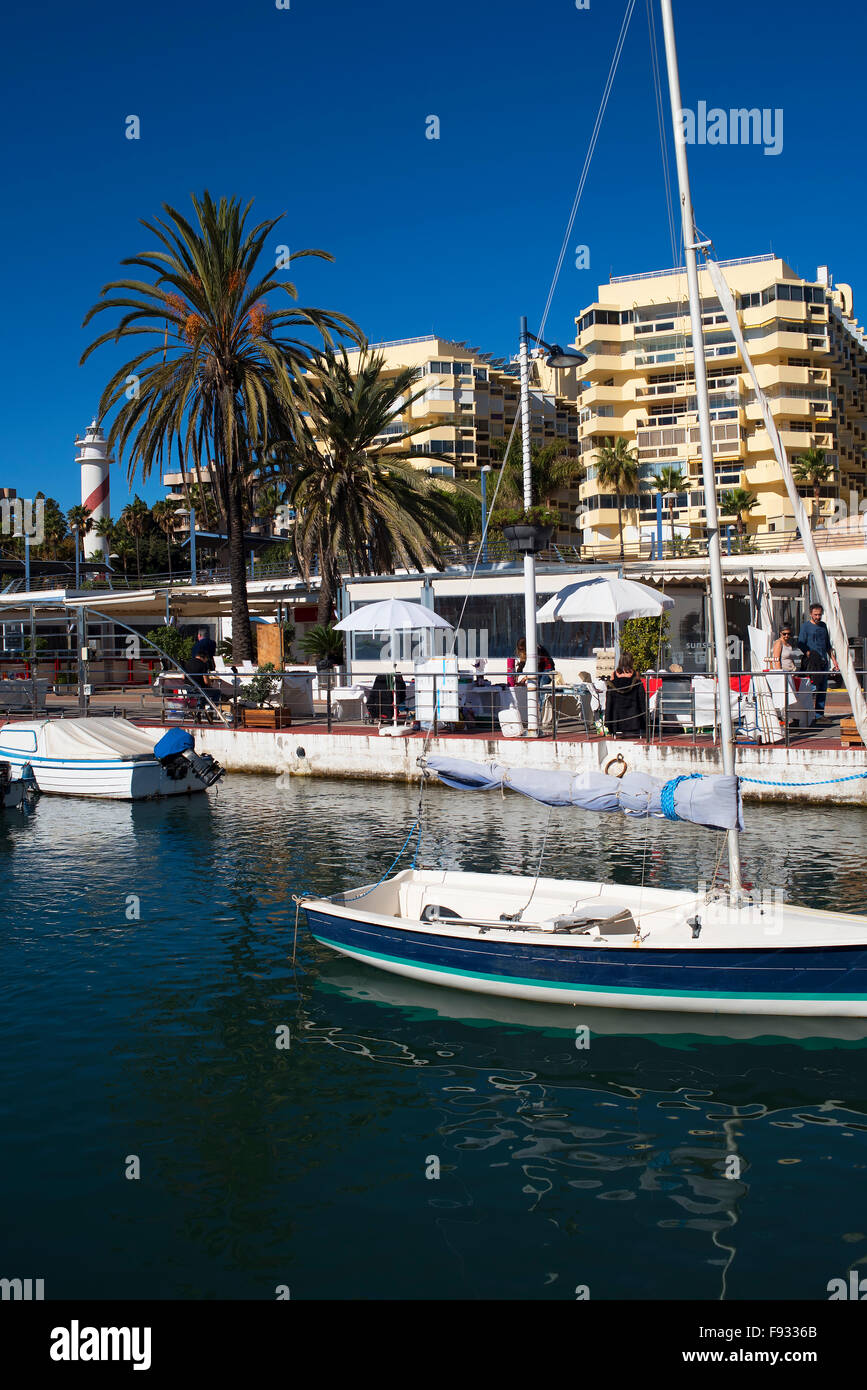 The Marina and Waterfront at Marbella on the Costa del Sol,Andalucia ...